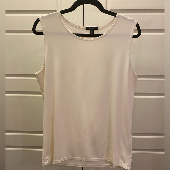 Alfani | Tops | Alfani Light Beige Sleeveless Tank 92 Nylon 8 Spandex ...